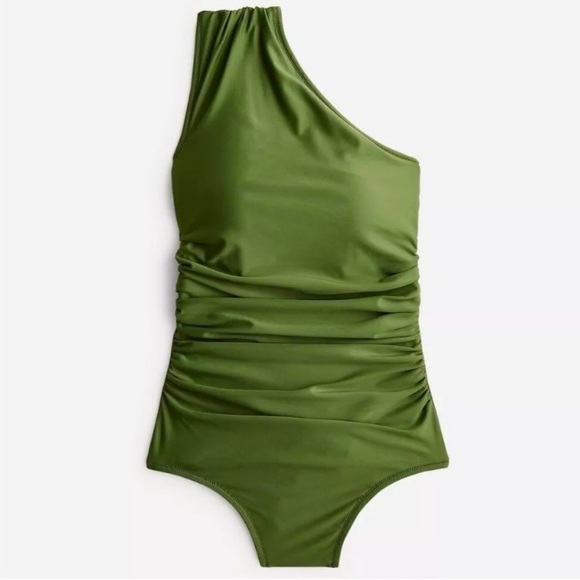 J. Crew | Swim | J Crew Swimsuit Womens 24 Plus Green One Piece One ...